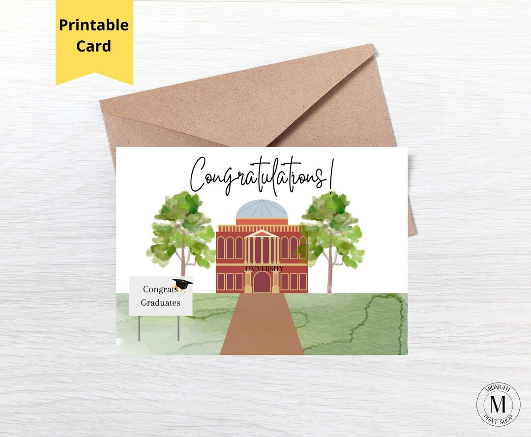 College Graduation Card, Graduation Card for College, Undergraduate ...