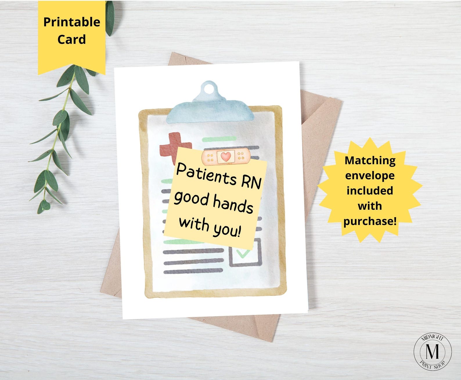 RN Appreciation Card,rn Graduate Card, Gift for Nurse, Nurses Week Card ...