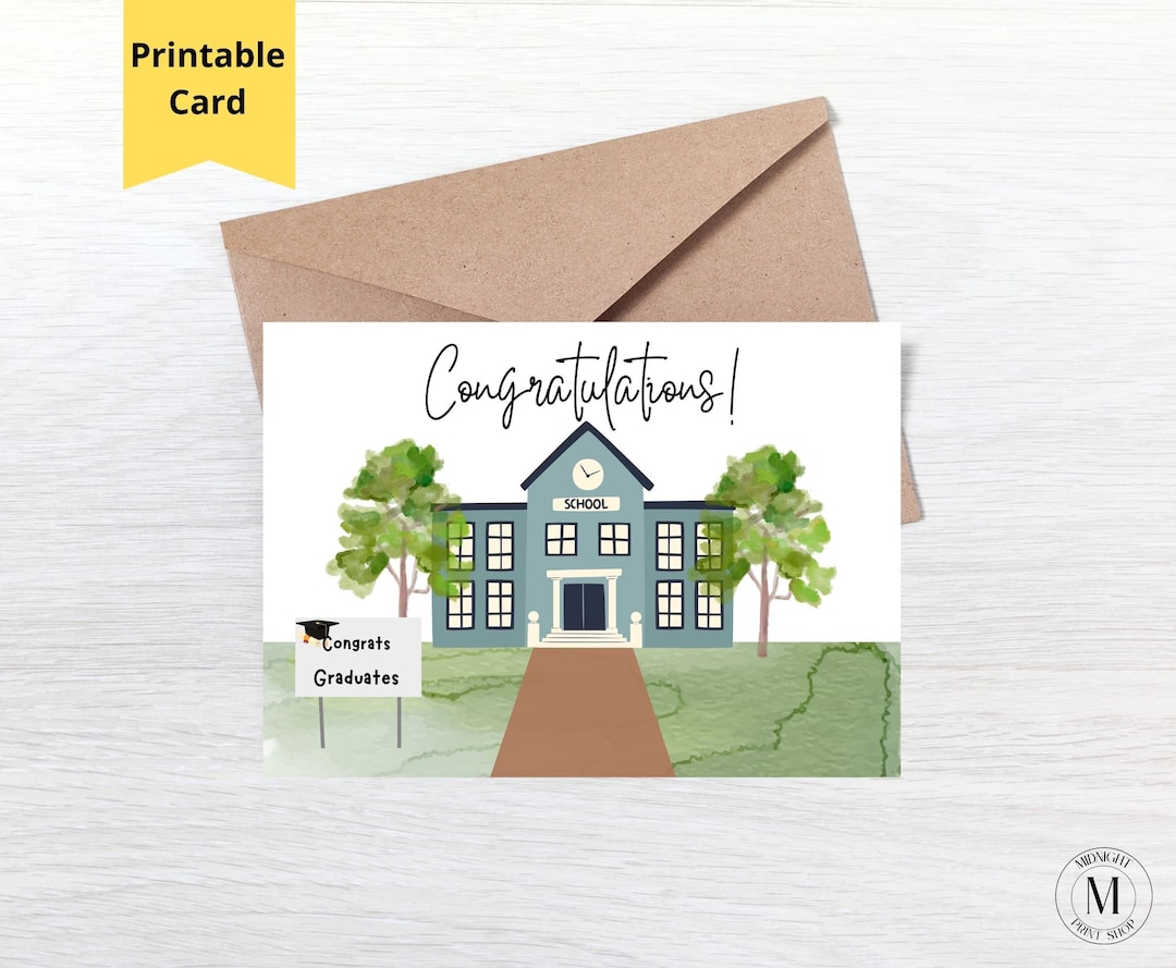 High School Graduation Card, Graduation Gift for Teenager, High School ...