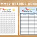 Summer Reading Log for Kids, Summer Reading Challenge Printables, Kids ...
