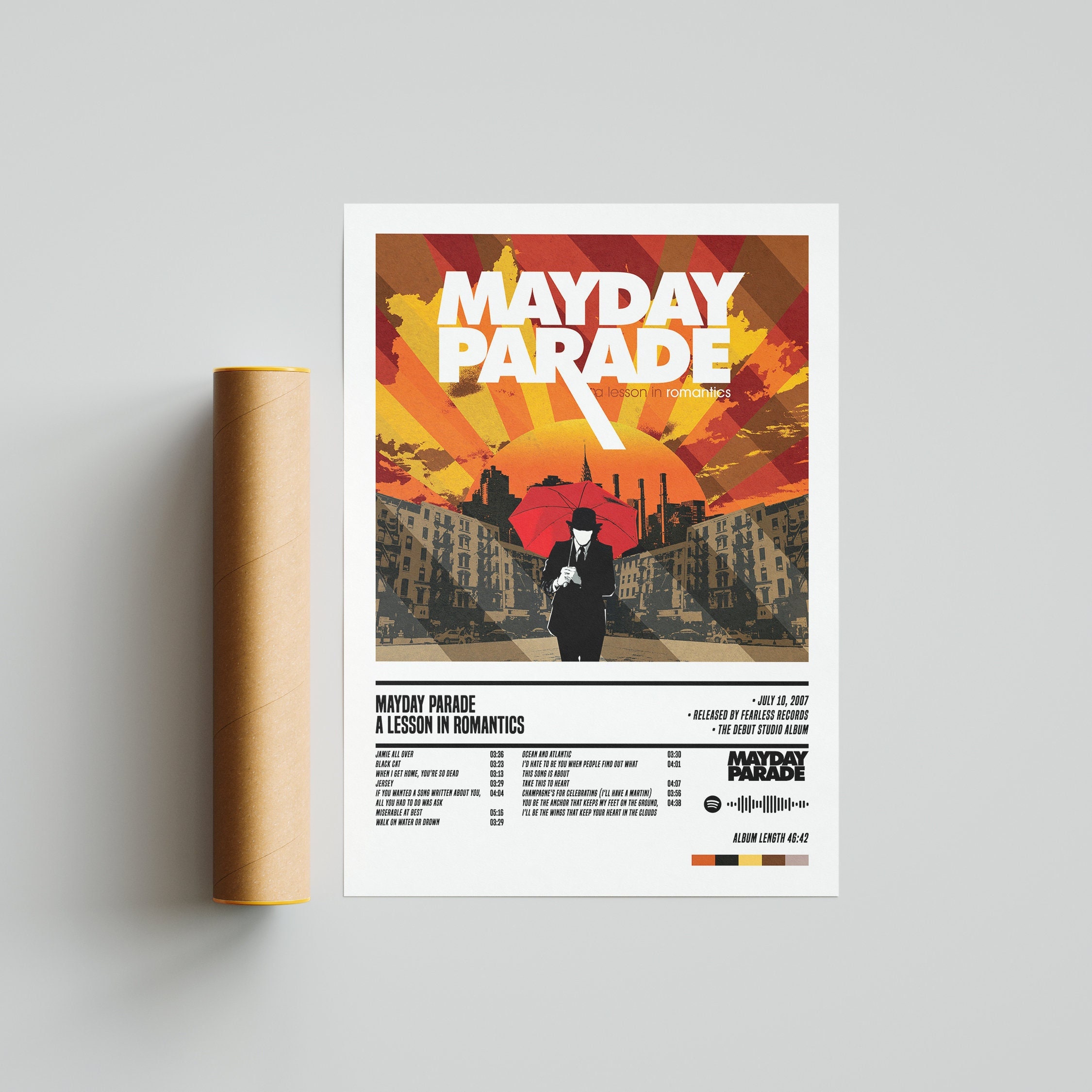 Mayday Parade Posters - A Lesson In Romantics Poster