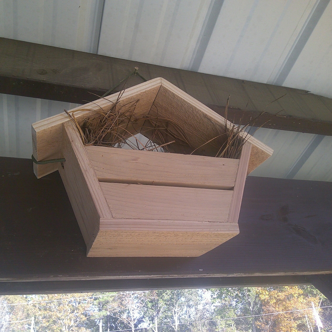 Large Dove Houseboxmourning Dove Nesting House This Back - Etsy
