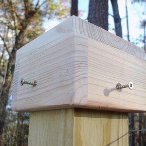 Bird Feeder Post Mount, Spruce, Bird Feeder Mount, Bird House Post ...