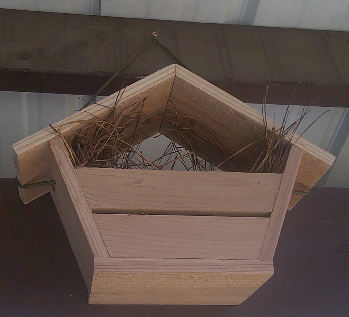 Large Dove Houseboxmourning Dove Nesting House This Back - Etsy