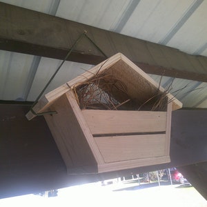 2 Large Dove Boxes Dove Nesting Box Mourning Dove Nesting - Etsy