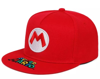 Mario Baseball Hat - Etsy