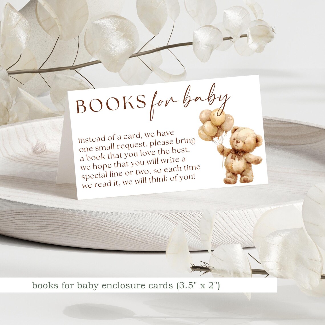 Teddy Bear Baby Shower Invitation Bundle: Gender Neutral Canva Template ...