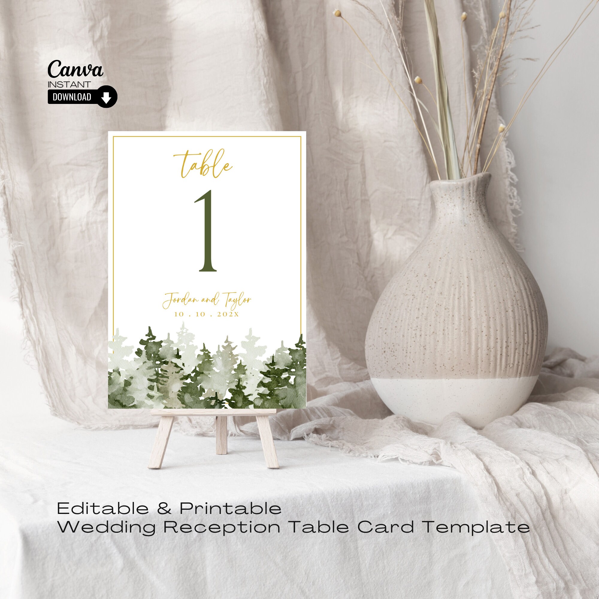 Editable Table Numbers, Wedding Table Numbers, Table Numbers, Wedding ...