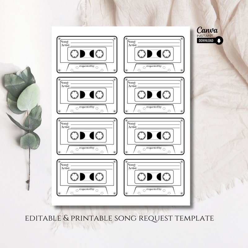 List Cassette - Etsy UK