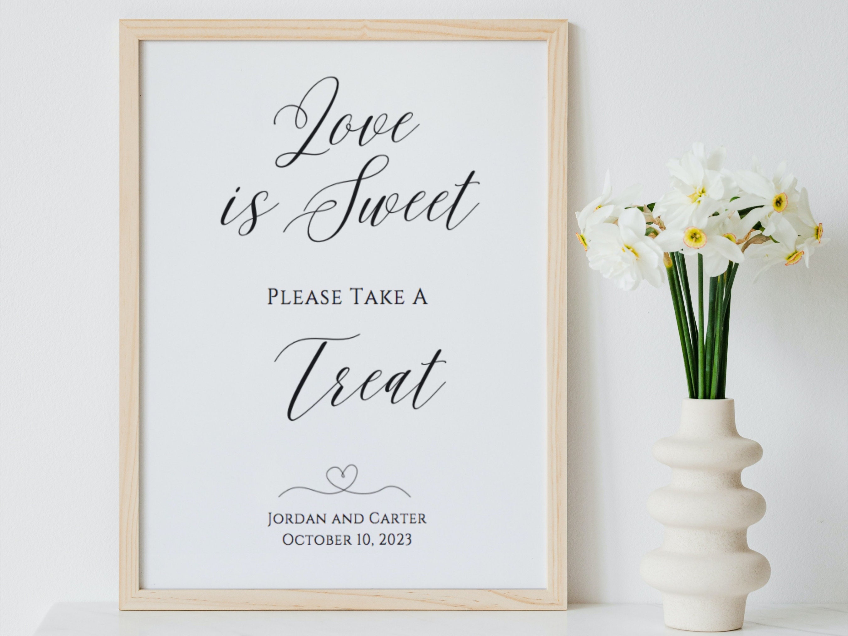 Wedding Candy Bar Sign DIY Printable Wedding Sign Sweet Cart - Etsy UK