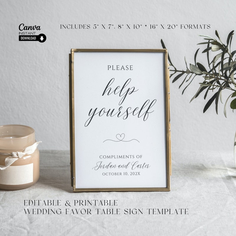 Help Yourself Sign - Etsy