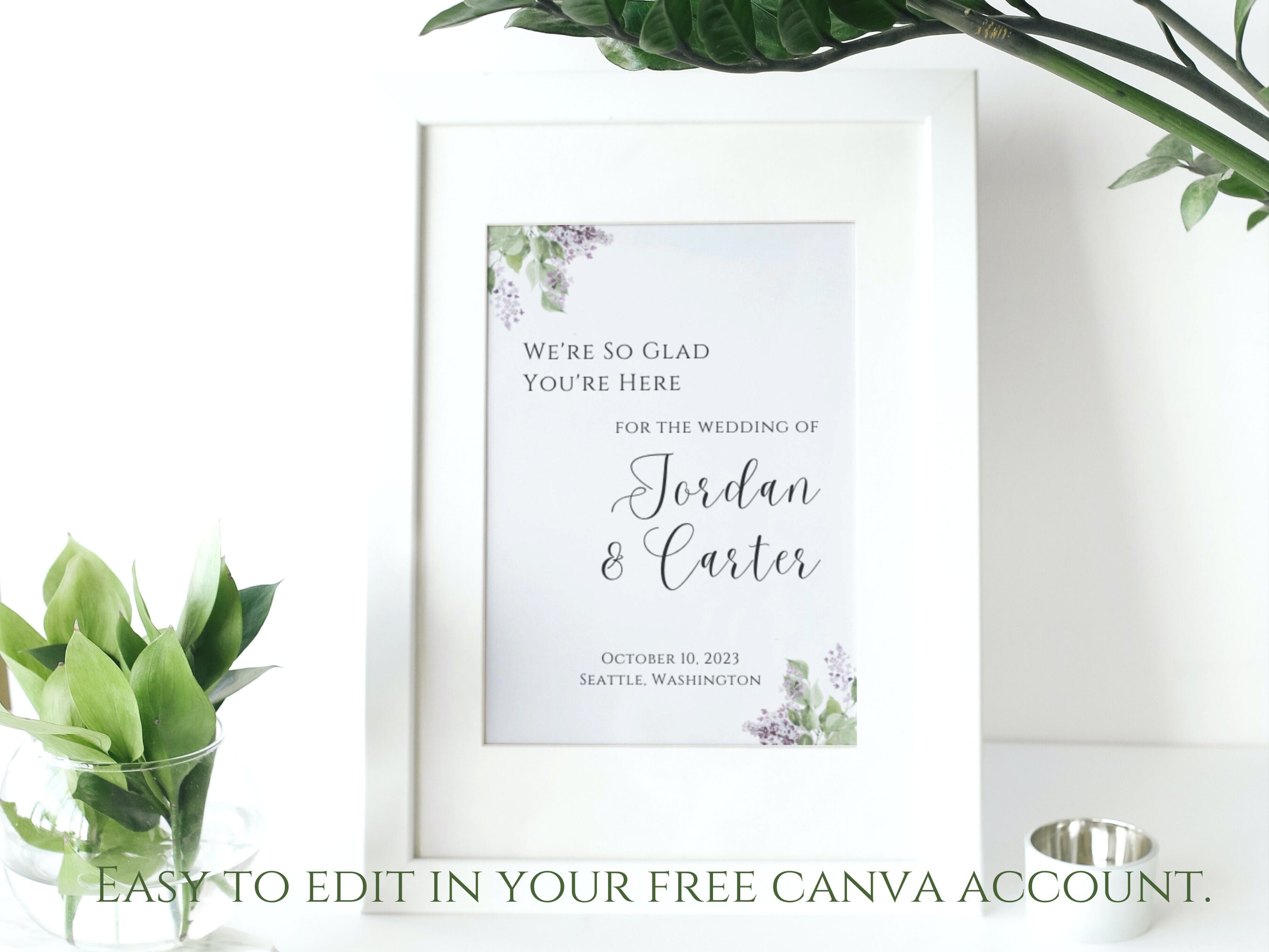 Editable Wedding Signs Bundle 30 Printable Modern Wedding - Etsy