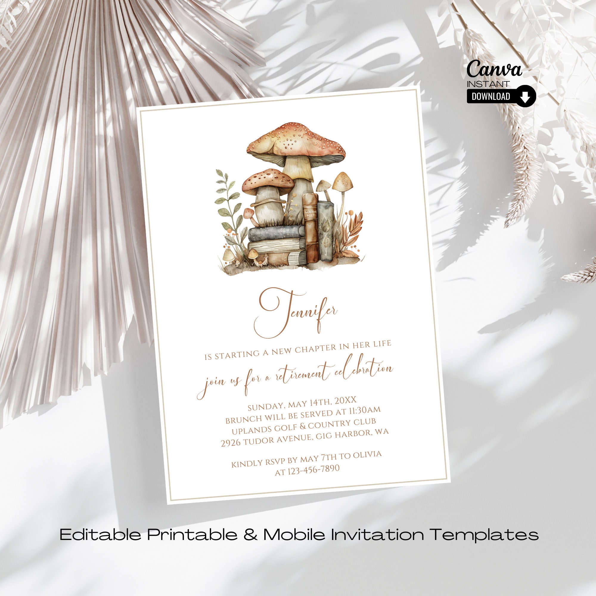 Editable New Chapter Retirement Party Invitation Template, Printable ...