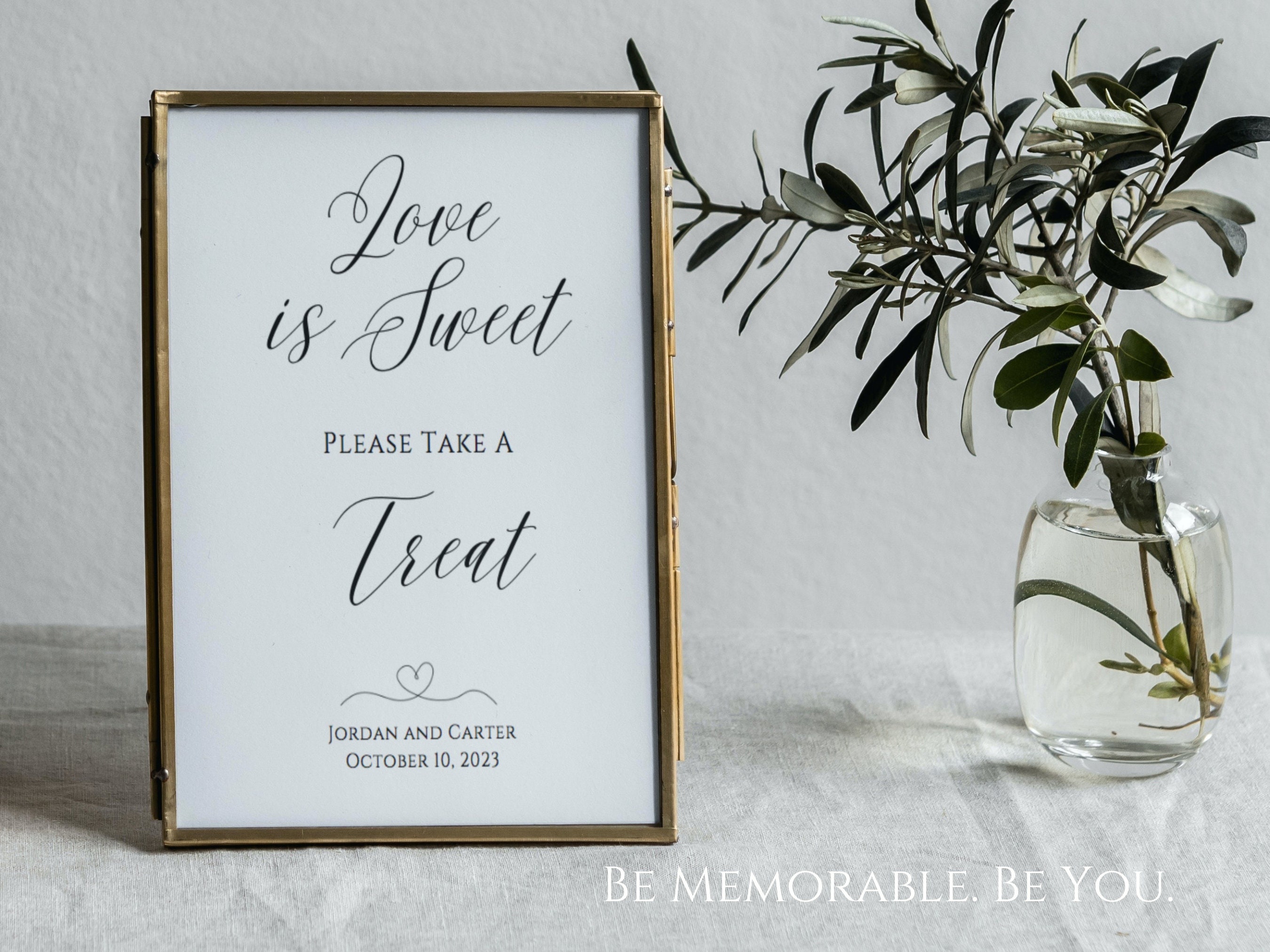 Wedding Candy Bar Sign DIY Printable Wedding Sign Sweet Cart - Etsy UK