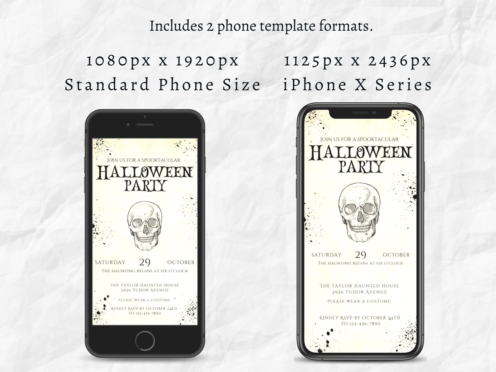 Editable Halloween Party Invitation Printable Halloween Party - Etsy