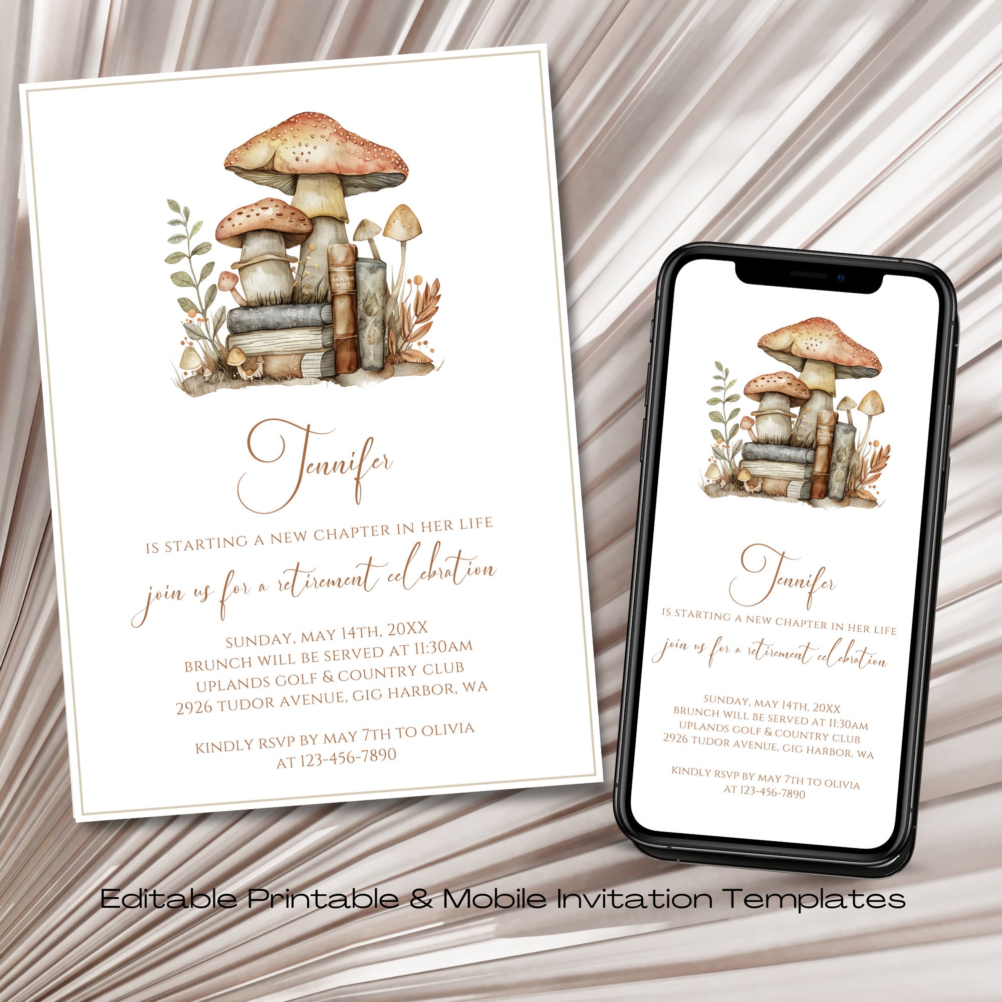 Editable New Chapter Retirement Party Invitation Template, Printable ...