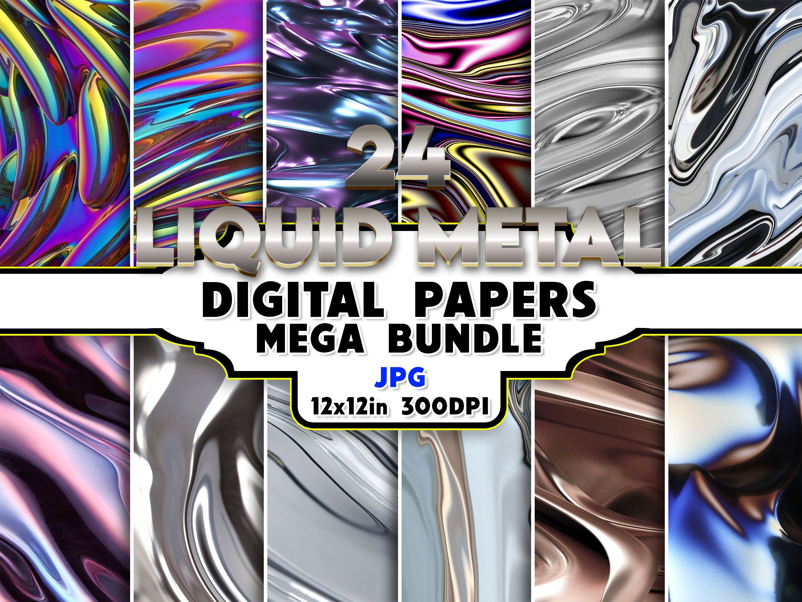 Liquid Metal Wallpaper