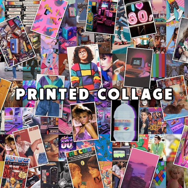 80s Movie Posters Collage - Etsy