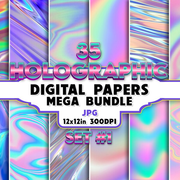 Rainbow Holographic - Etsy