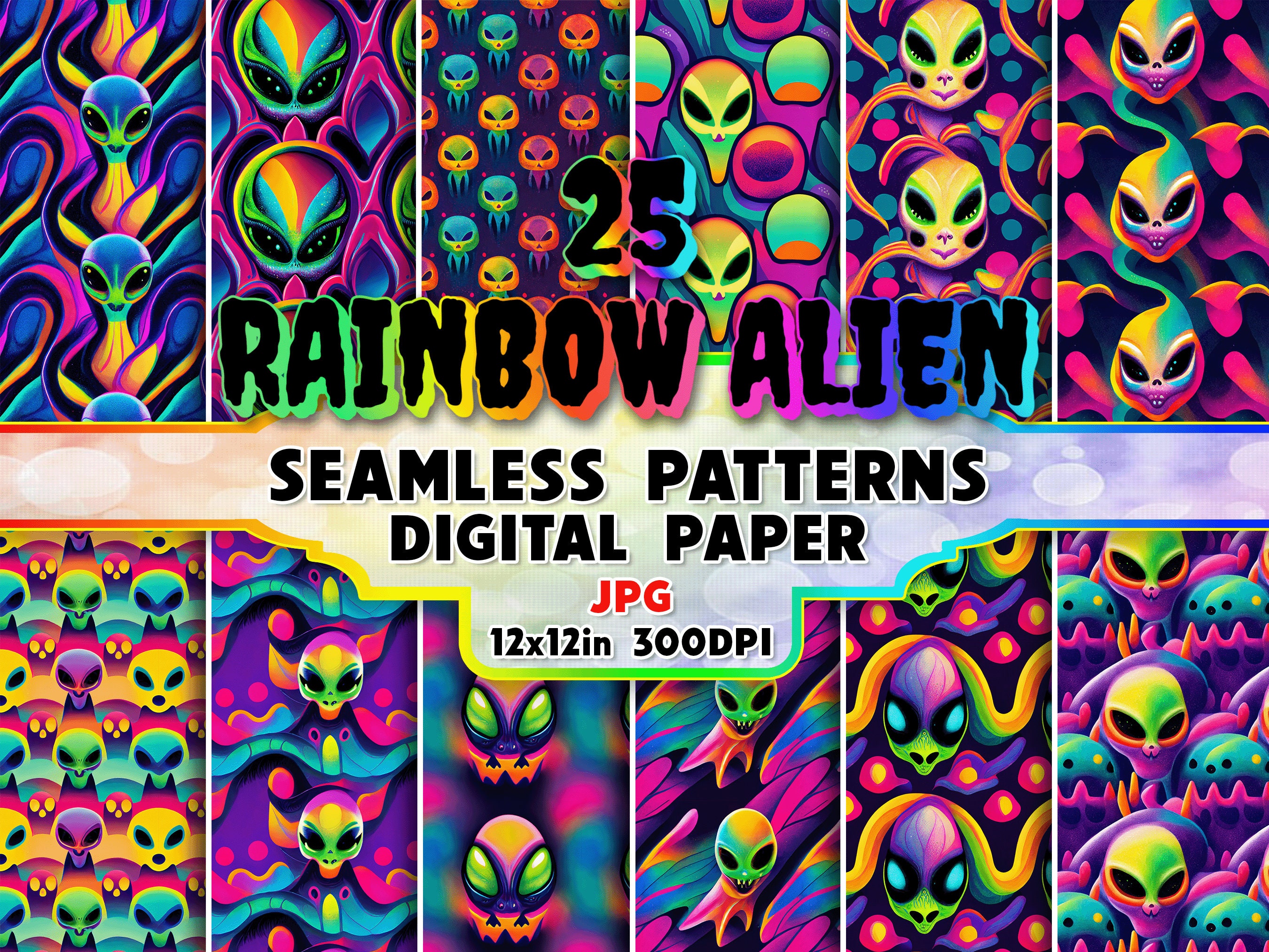 Grunge Alien Tumblr Background