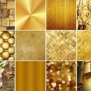 Gold Textures Digital Paper Gold Wallpaper Gold Background - Etsy