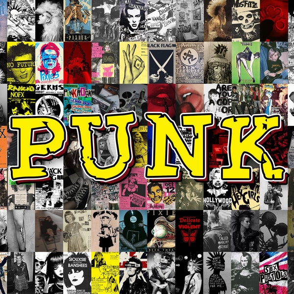 Punk Rock Art - Etsy