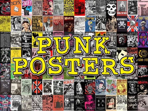 Punk Rock Bands Collage