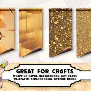 Gold Textures Digital Paper Gold Wallpaper Gold Background - Etsy