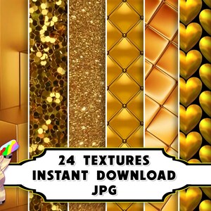 Gold Textures Digital Paper Gold Wallpaper Gold Background - Etsy