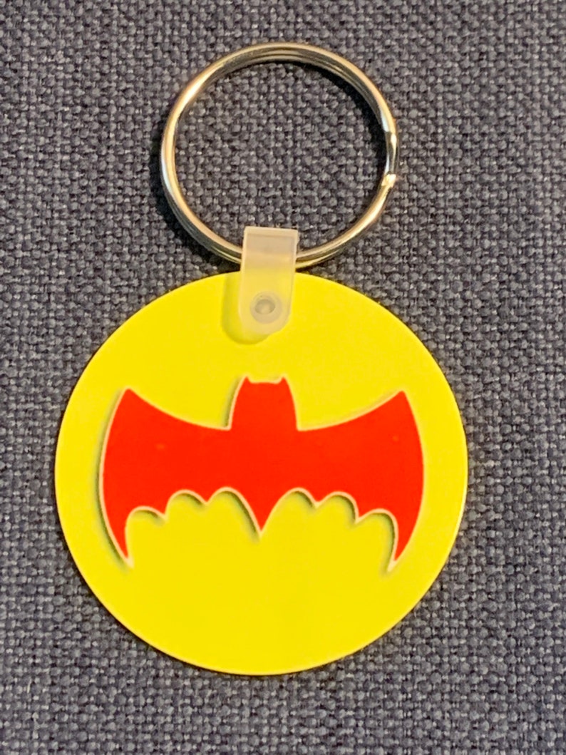 Batman Batmobile 2 Aluminum Keychain. Free Shipping - Etsy