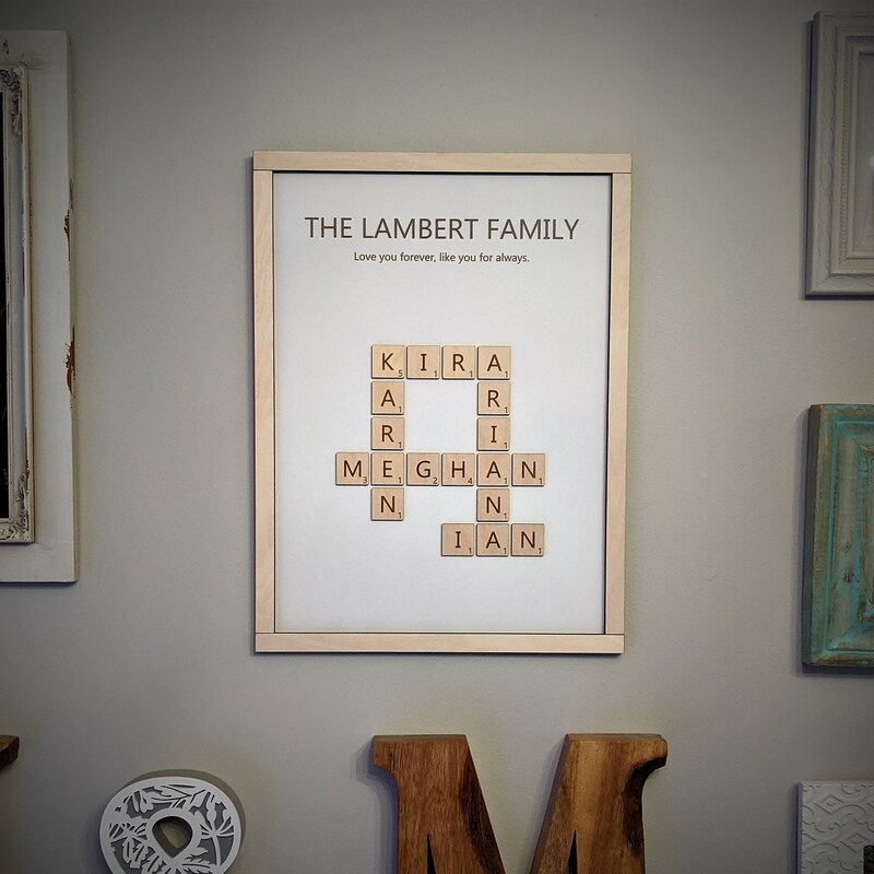 Scrabble Sign - Etsy