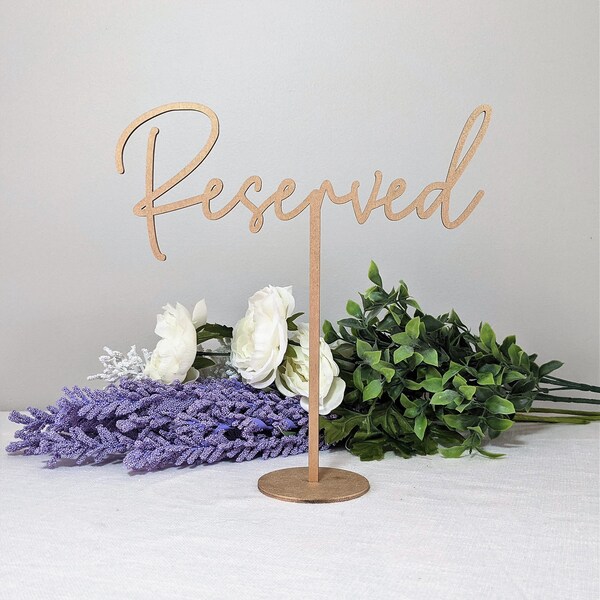 Reserved Sign - Etsy
