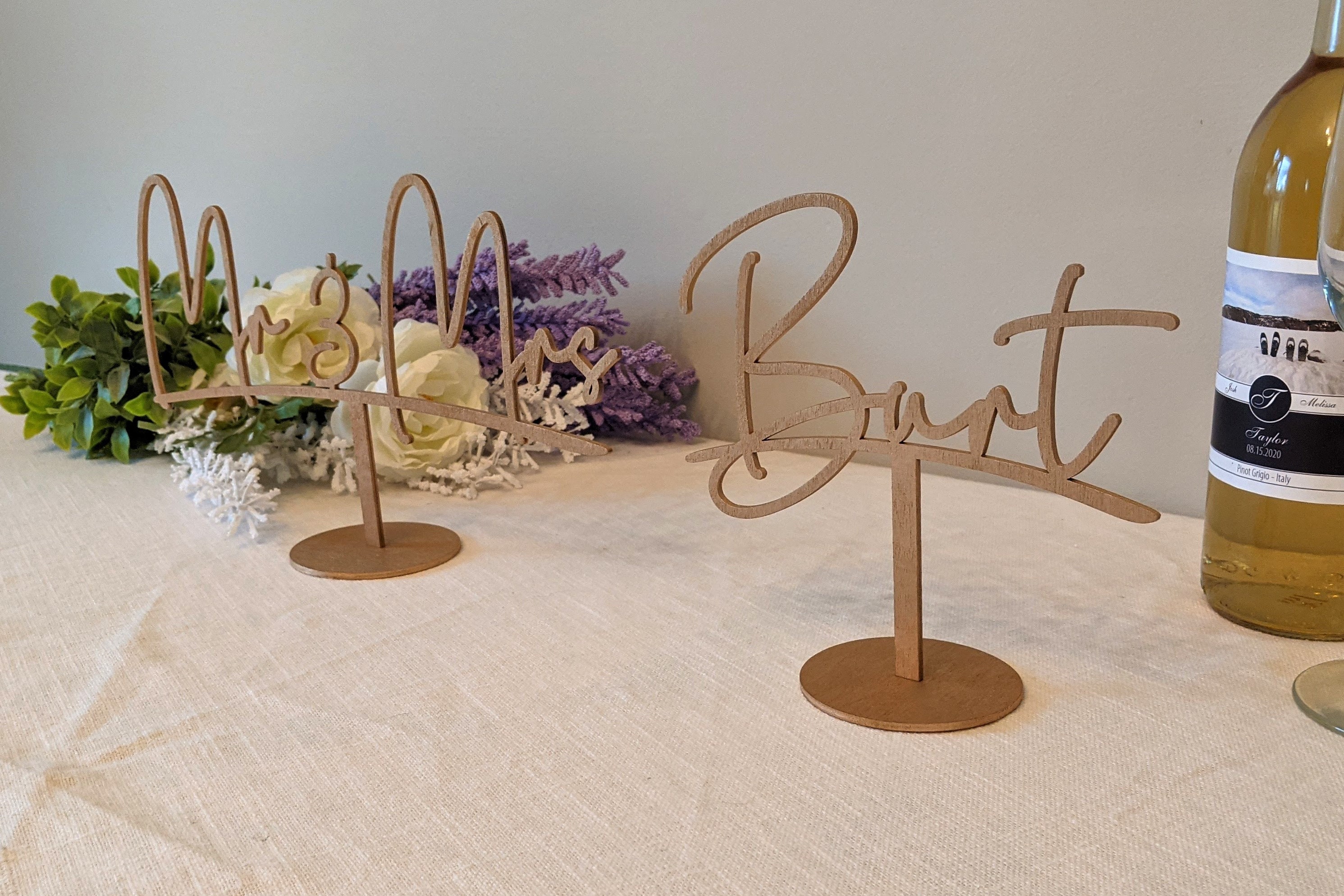 Gold Mr and Mrs Head Table Sign Mr and Mrs Wedding Table - Etsy Canada