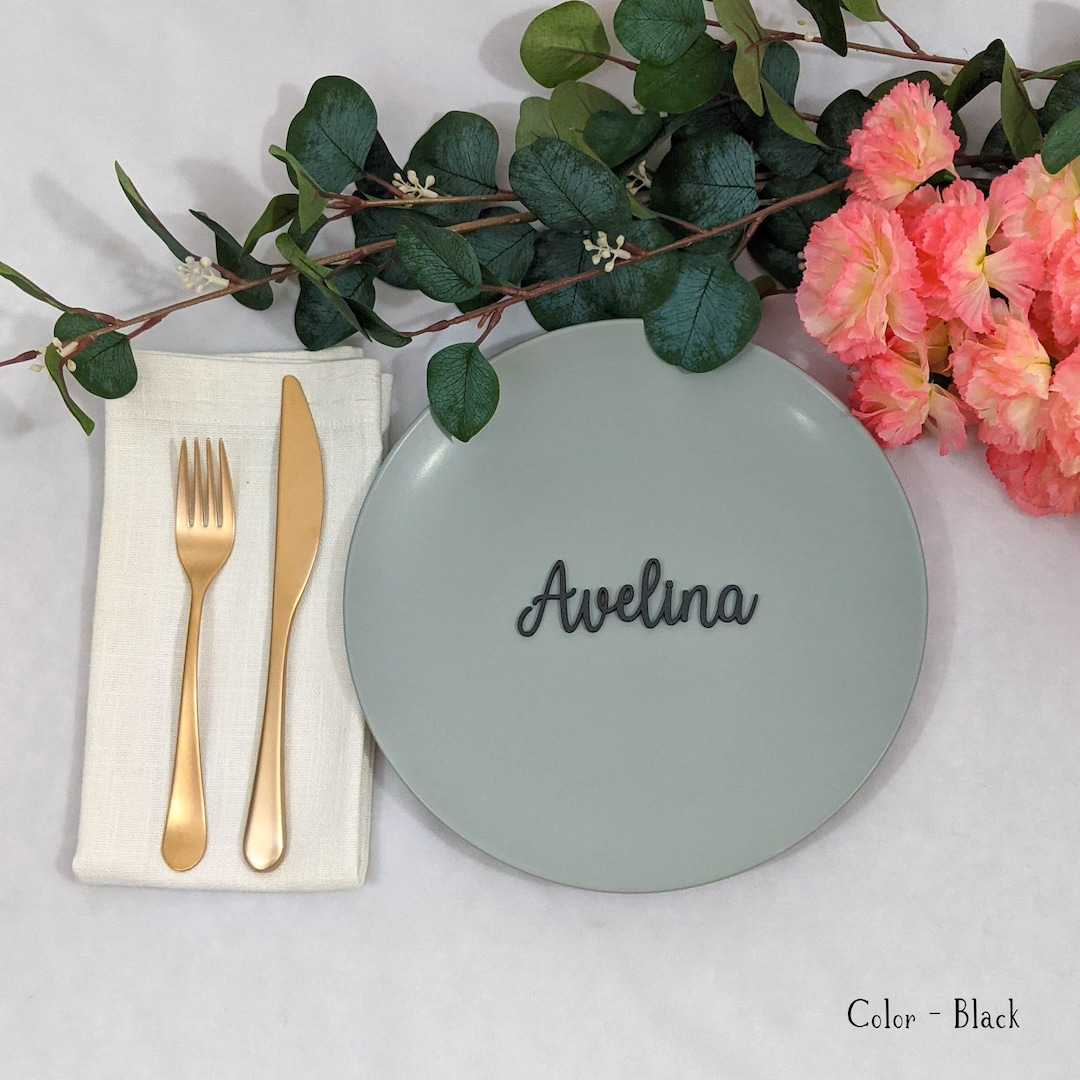 Name Place Setting: Wedding Placecards | Place Cards and Wedding Name ...