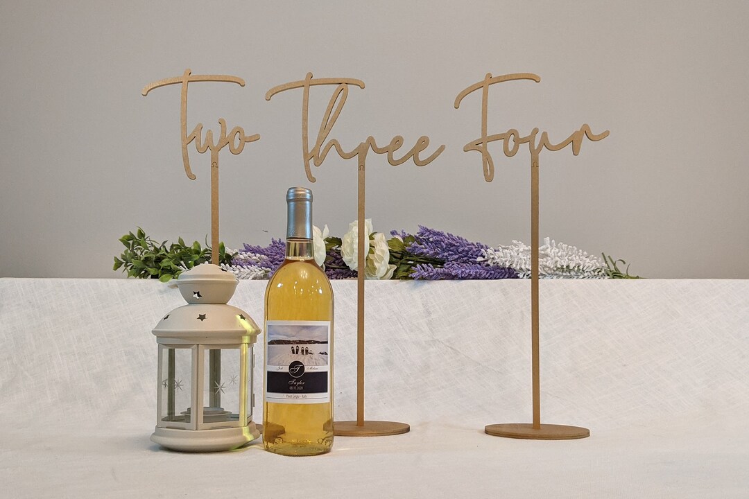 Giant Table Numbers for Wedding, Big Wedding Table Numbers, Wood Table ...