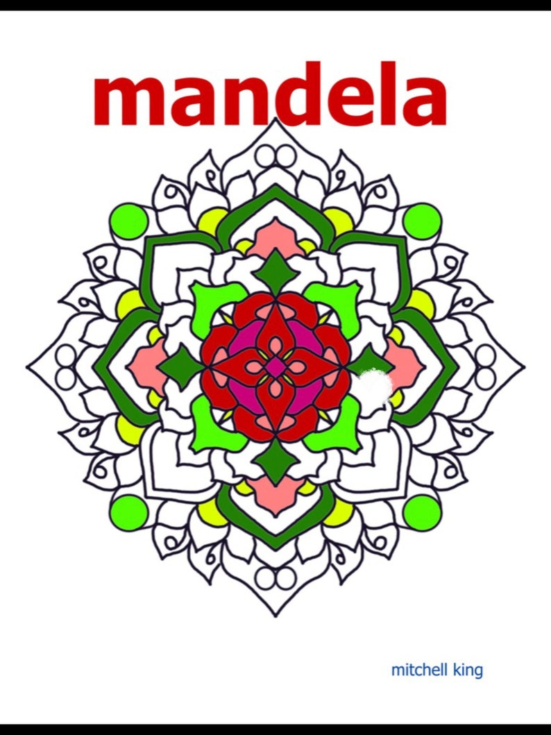 Mandela Coloring Book - Etsy
