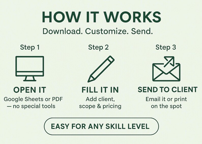 Landscaping Quote Template & Landscaping Estimate – Lawn Care Bid ...