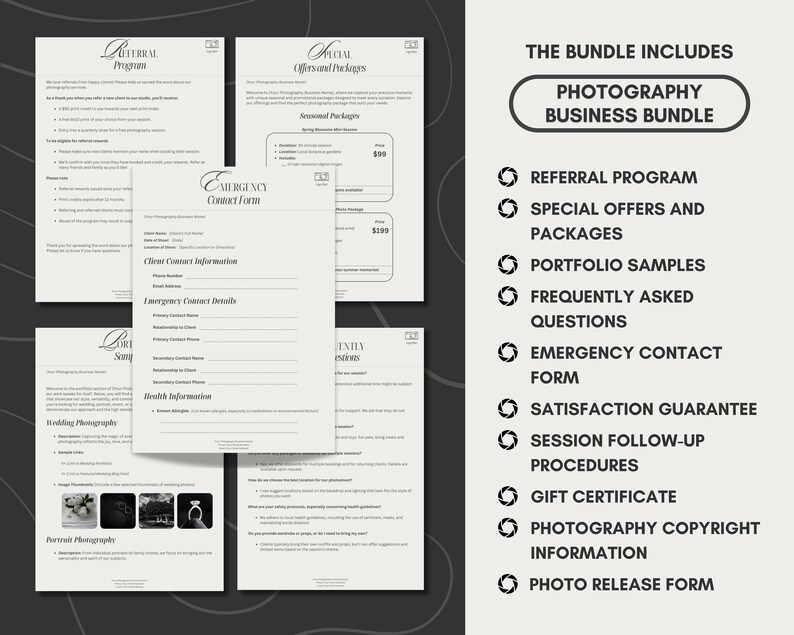 Editable Model Release Forms, Professional Photography Consent ...