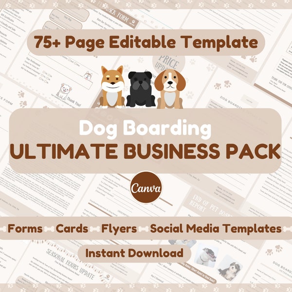 Pet Sitting Forms - Etsy