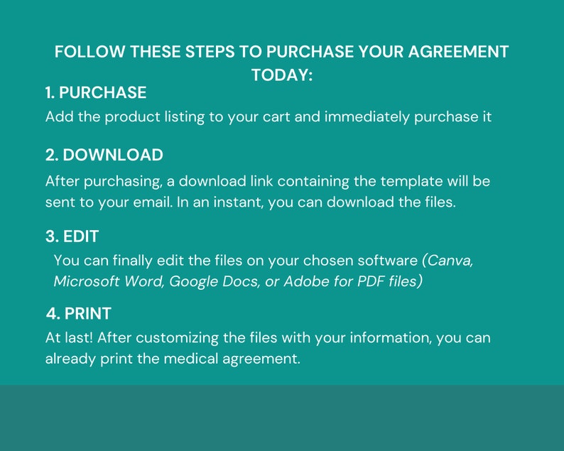 Medical Spa Template Canva Templates Med Spa Forms, Employment Contract ...