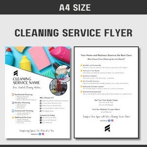 Cleaning Service Templates, Minimalist Service Contract Bundle, Service ...