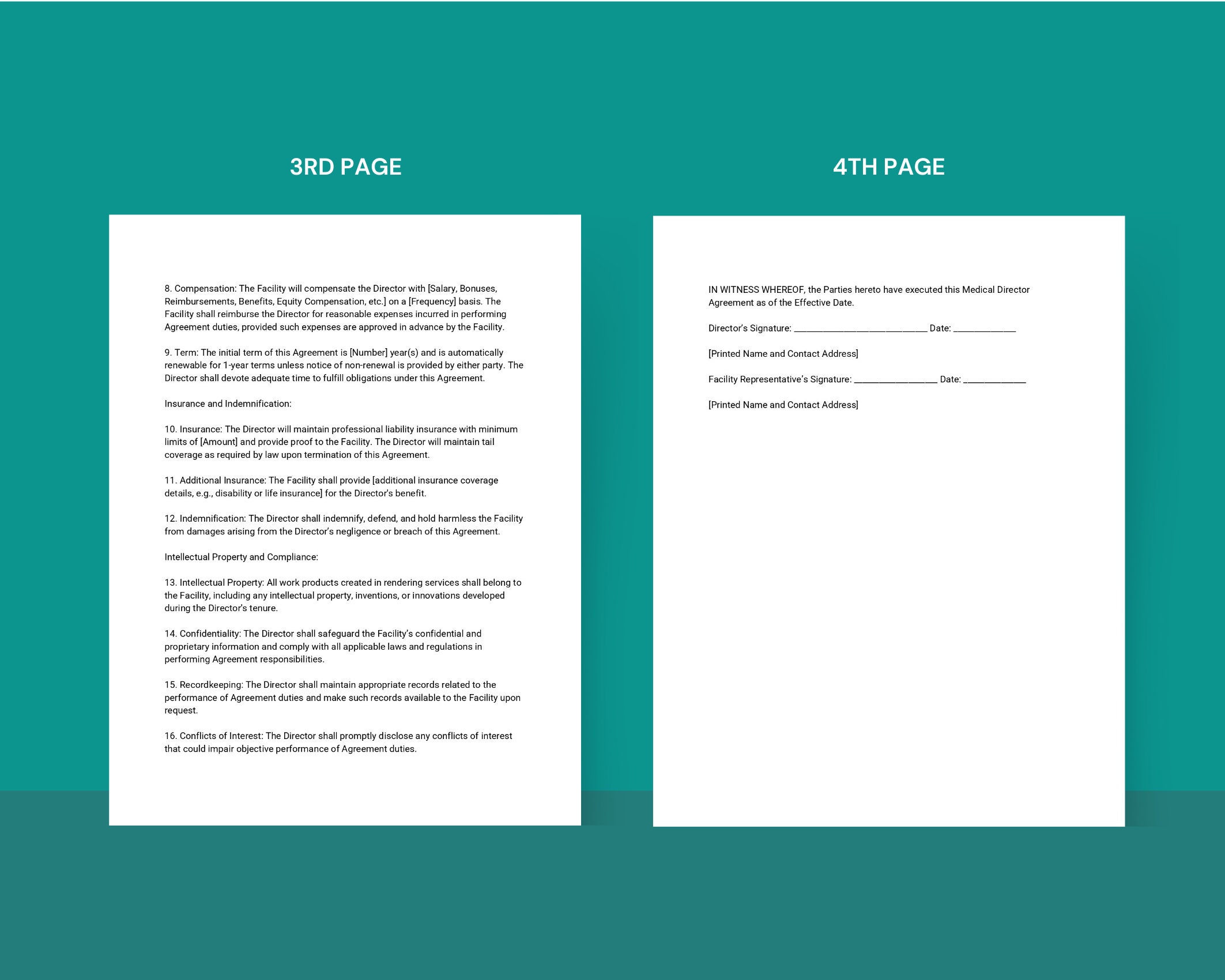 Medical Spa Template Canva Templates Med Spa Forms, Employment Contract ...