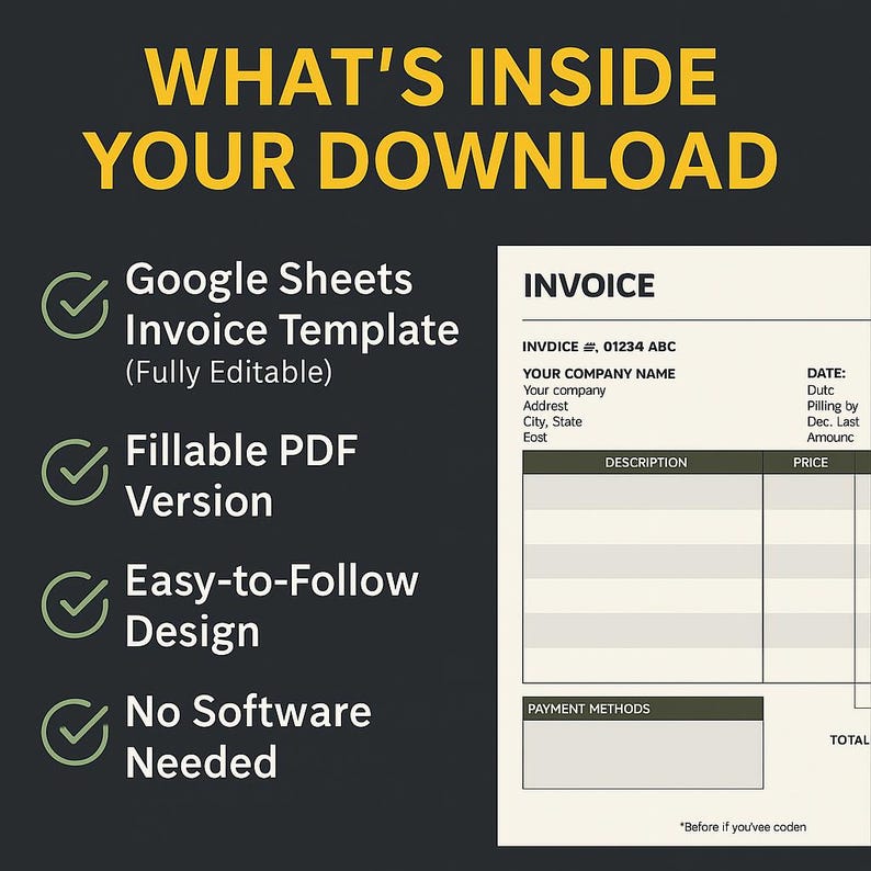 Editable Electric Service Form, Custom Electrician Invoice Sheet ...