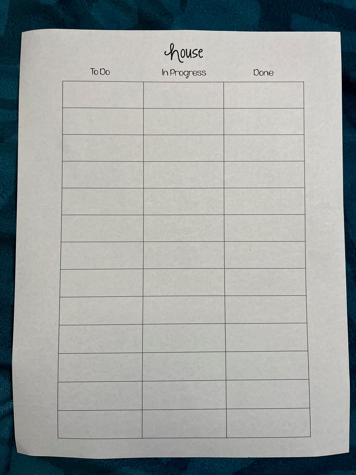 Sticky Tab Progress Planner - Etsy
