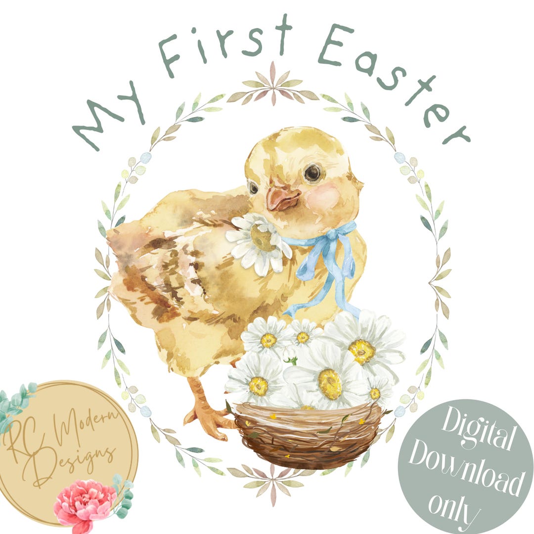My First Easter PNG, Baby First Easter Chick, My First Easter Boy, My ...