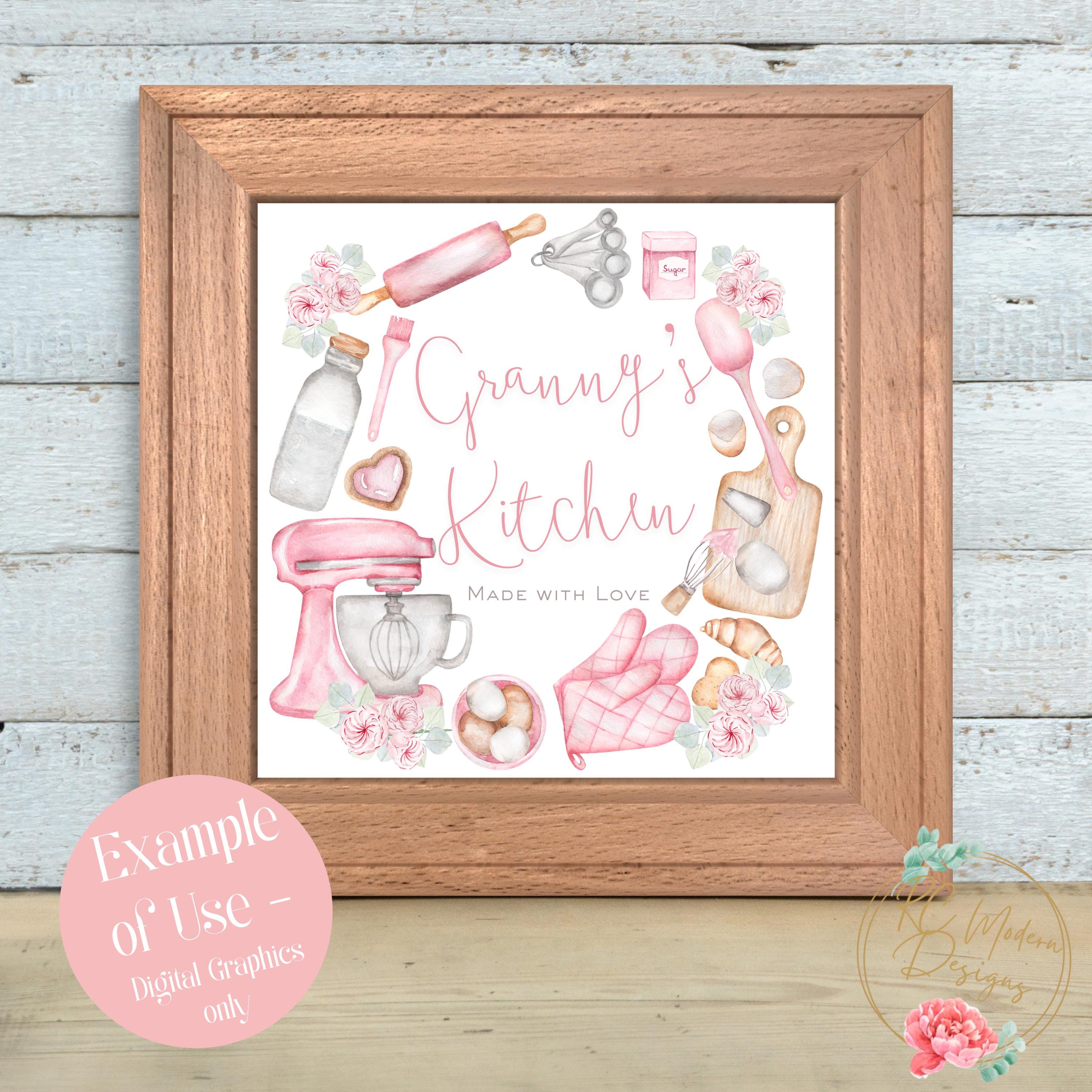 Grandma's Kitchen, Granny's Kitchen, Gramma's Kitchen, Pink Mixer ...