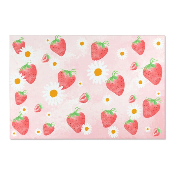 Strawberry Rug - Etsy