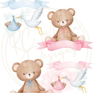 Teddy Bear Baby Shower, Baby Shower Bear Clipart, Baby Teddy Bear ...