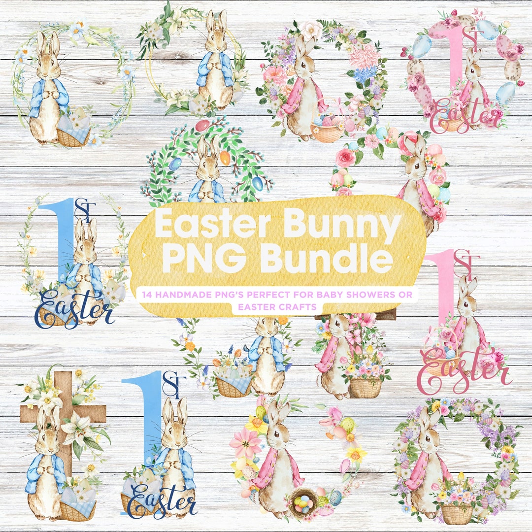 First Easter Flopsy Bunny, Flopsy Bunny Clipart, Easter Bunny PNG ...