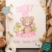 First Easter Teddy PNG, Baby First Easter Sublimation, Girl First ...
